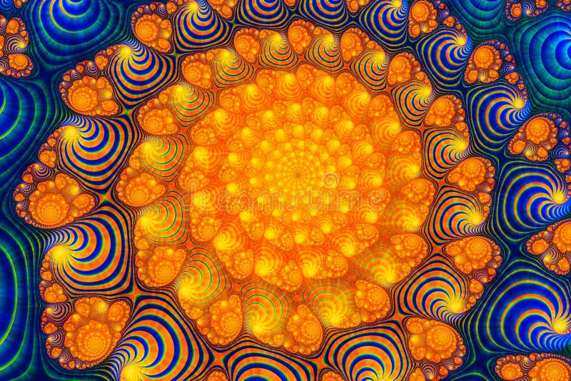 Abstract Digital Artwork. Patterns of Nature. Magic Shells. Stock ...