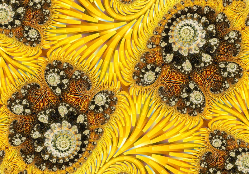 Abstract Digital Artwork. Patterns of Nature. Magic Shells. Stock ...