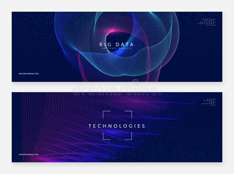 Abstract Digital Background. Artificial Stock Illustration ...