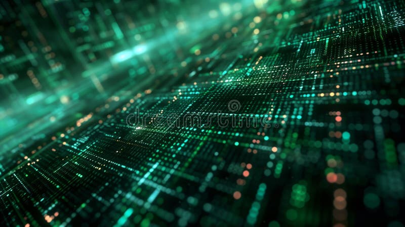 Abstract Digital Background As Design for Technology, AI, Data ...