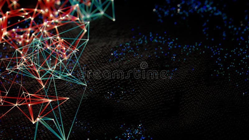 Abstract Digital Background Big Data Visualization Stock Image Image Of Data Business 254572015