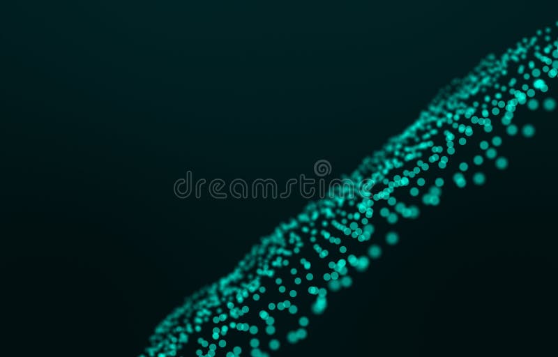 Abstract Digital Background Big Data Visualization Network Connection Structure Science