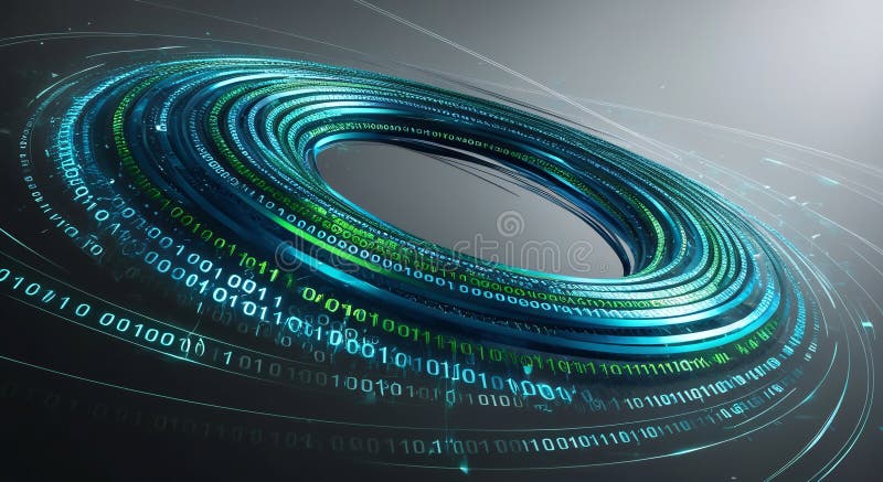 An Abstract Digital Background With Binary Code And Ai Algorithms 6644