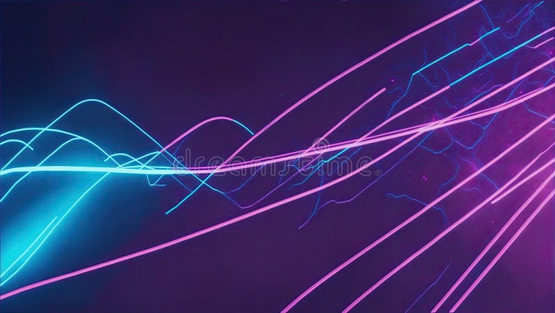 Abstract Digital Background With Binary Code Flowing Through A Network Of Interconnected Nodes