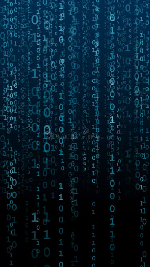Abstract Digital Background with Binary Code. Hackers, Darknet, Virtual ...