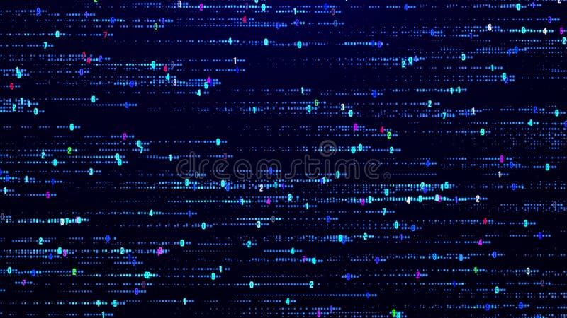 Abstract Digital Background. Binary Data and Streaming Code Stock Footage - Video of concept ...