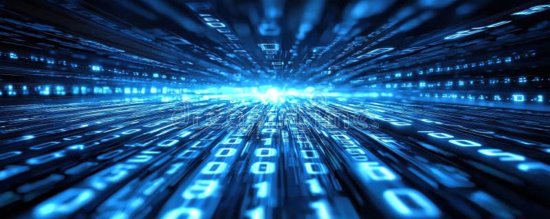 Futuristic Network Speed Lines Dynamic Visualization Digital Connectivity Technological Progress ...