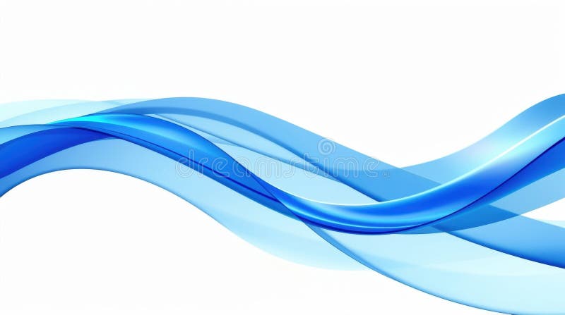 Abstract Digital Background Blue Waves on White Background Stock Image ...