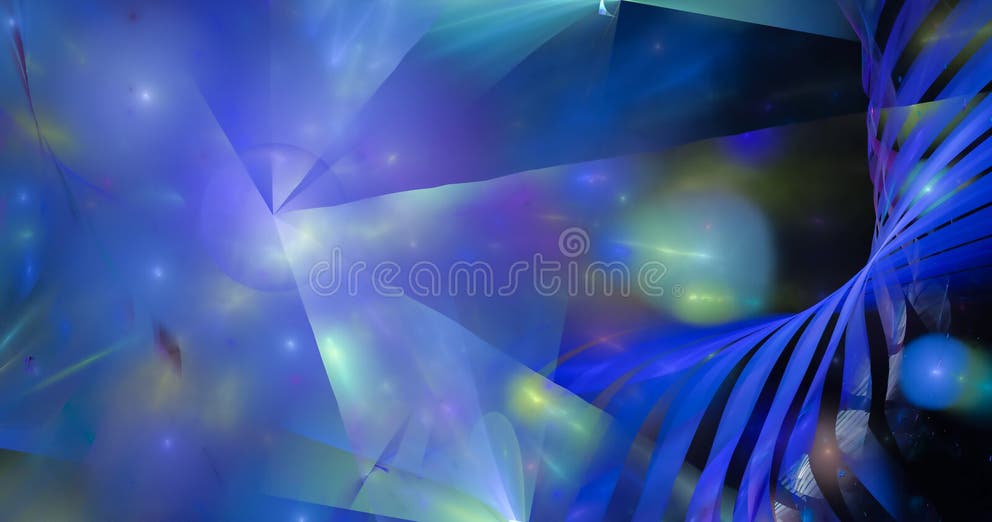 Technological Textured Background. Fractal Graphics. Science and ...