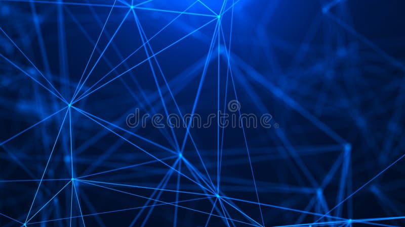 Abstract Digital Background Connecting Dots And Lines Big Data