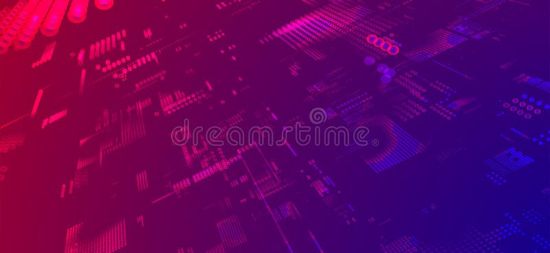 Abstract Digital Background. Data Flow Information. Concept of Digital ...