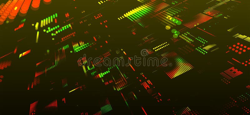 Abstract Digital Background. Data Flow Information. Concept of Digital ...
