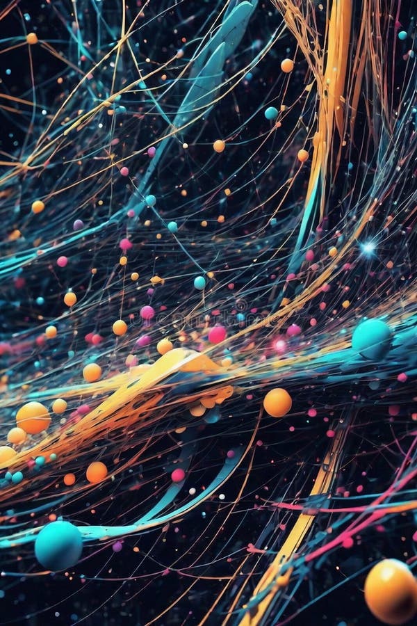 Abstract Digital Background. Data Universe Illustration Stock ...