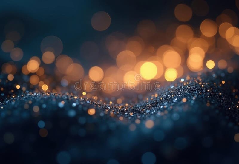 An Abstract Digital Background Featuring Shimmering Glitter Lights ...