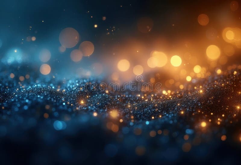 An Abstract Digital Background Featuring Shimmering Glitter Lights ...