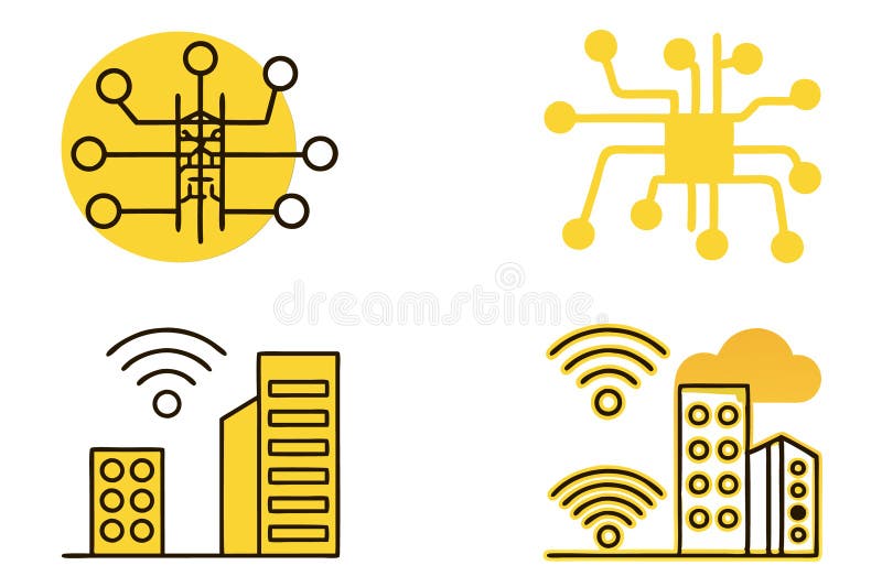 Abstract Digital Background of a Futuristic World with High Tech ...