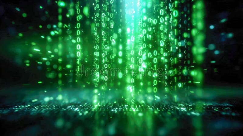 Green Glowing Matrix Code Background Stock Illustrations – 3,512 Green Glowing Matrix Code ...