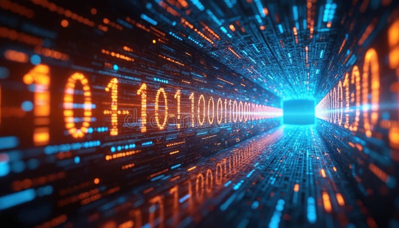 Black Binary Code Abstract Technology Background Stock Illustrations – 17,918 Black Binary Code ...