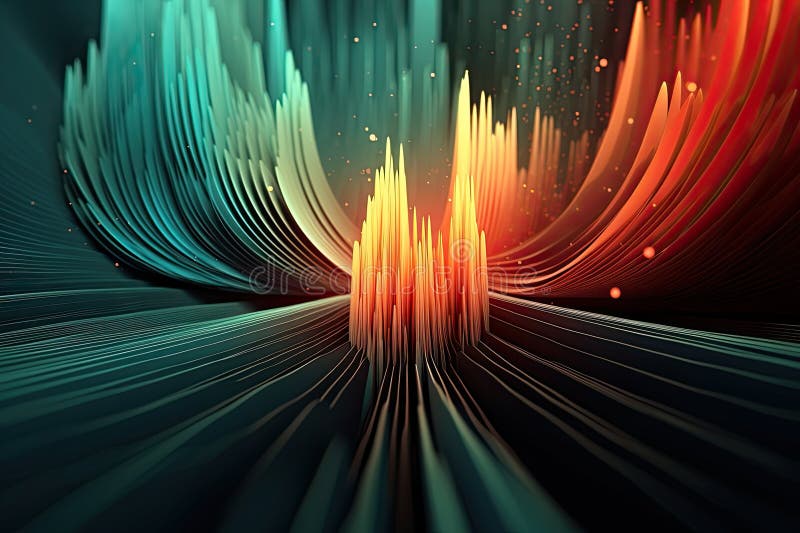 Abstract Digital Background, Light and Sparkles, Modern Technology ...