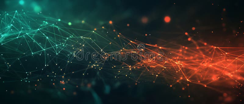 An Abstract Digital Background Representing Technology and Artificial ...