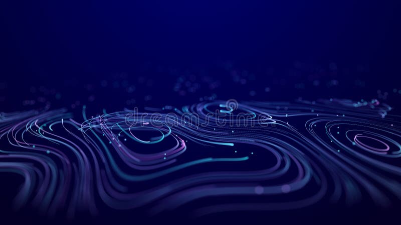 Abstract Digital Background Science Technology Networks Big Data Link ...