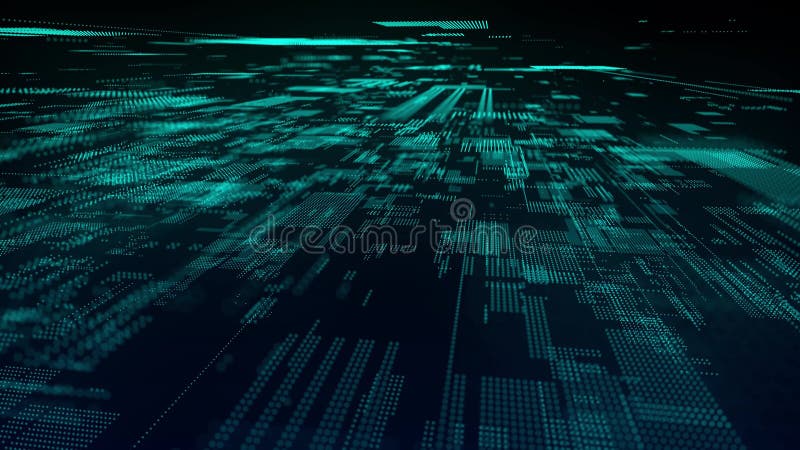 Abstract Digital Background. Science Background. Technological Background. Binary Code. Falling ...