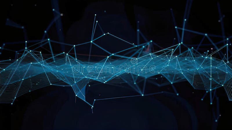 Abstract Digital Background with Smooth Lines and Particles, Ideal for ...