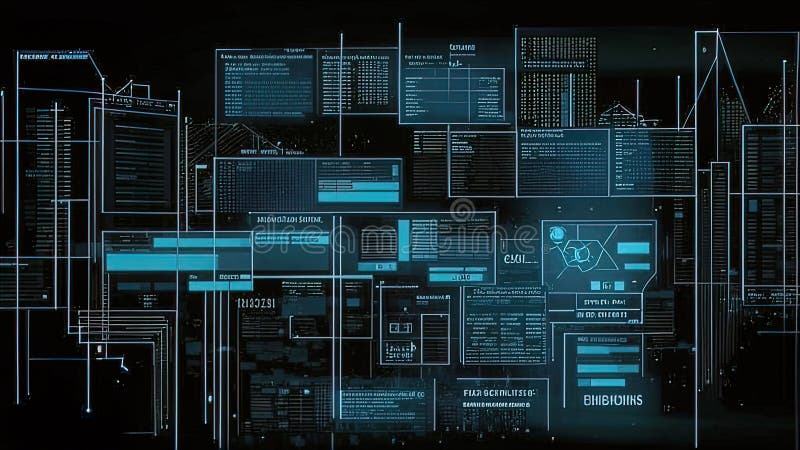 Abstract Digital Background with Smooth Lines and Particles, Ideal for ...