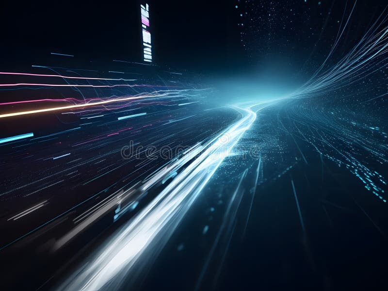 Abstract Digital Background For Tech Envision A World Driven By Binary Code Immersed In Coding