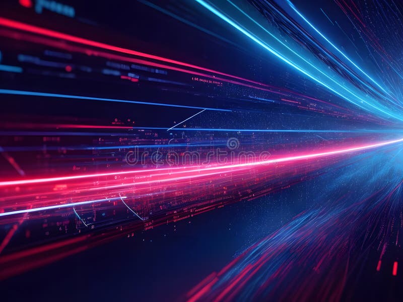 Abstract Digital Background For Tech Envision A World Driven By Binary Code Immersed In Coding