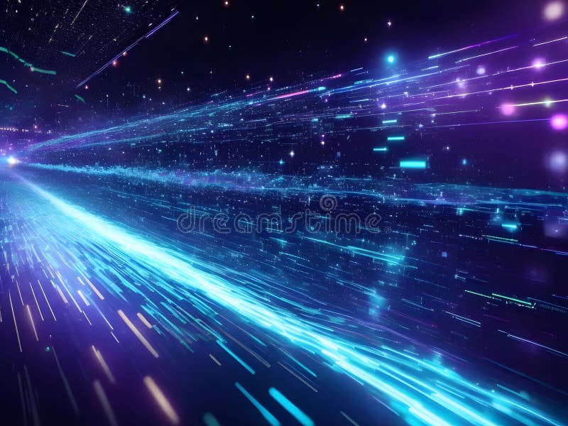 Abstract Digital Background For Tech Envision A World Driven By Binary Code Immersed In Coding