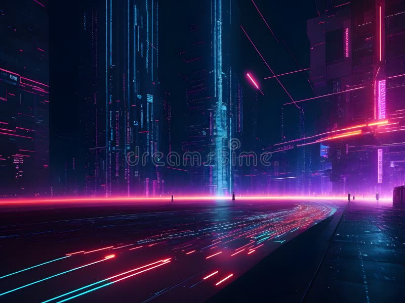 Abstract Digital Background for Tech Envision a World Driven by Binary Code Immersed in Coding ...