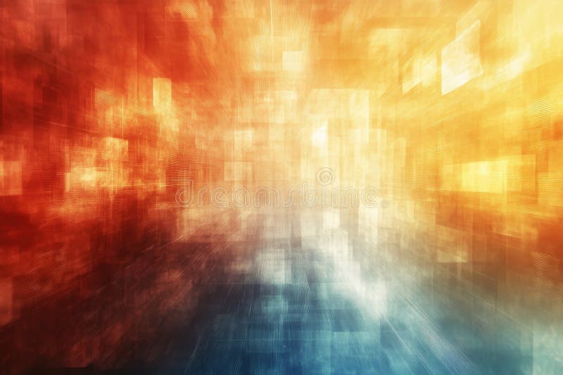 Abstract Digital Background of Vibrant Colors Blending in a Dynamic ...