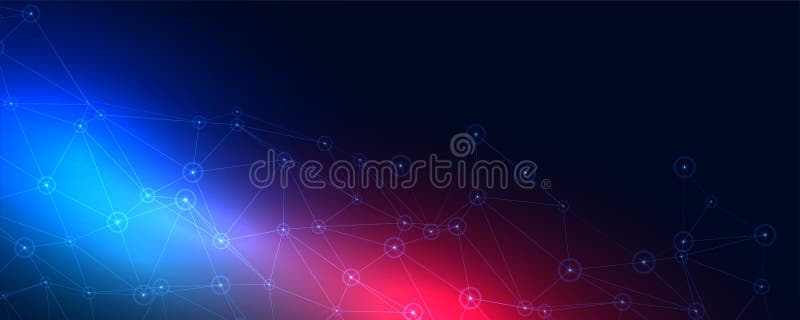 Abstract Digital Banner with Wire Mesh Stock Vector - Illustration of ...