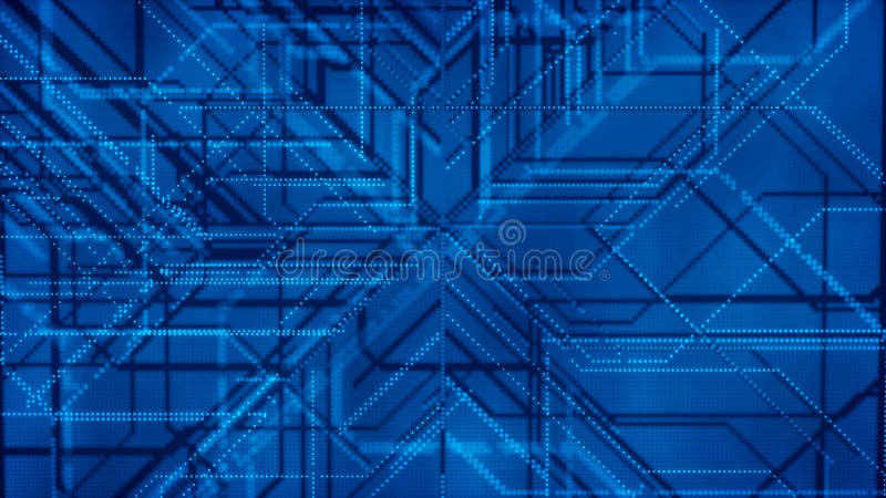 Abstract Digital Binary Code Flowing On Light Background Network Connection Structure Stock
