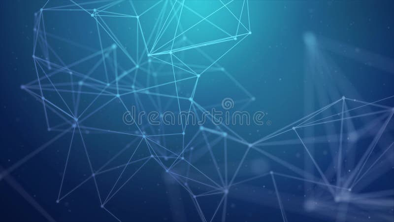 Abstract Digital Binary Plexus Data Networks Funnel Loop Motion Background Stock Footage - Video ...