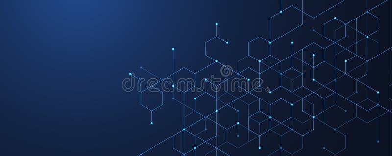 Abstract Digital Blockchain Cube Blocks Concept. 3D Big Data Cubes Quantum Computer Technology ...