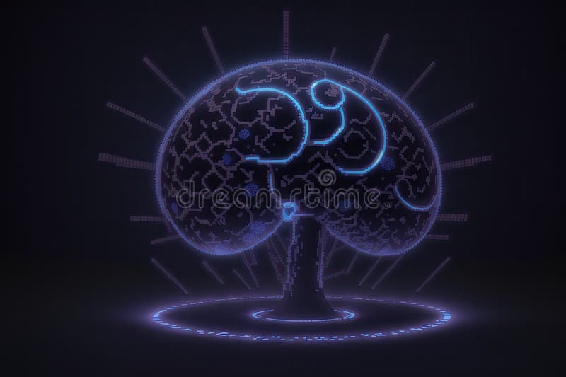Abstract Digital Brain. Neural Network Concept Stock Illustration ... Abstract Digital Brain. Neural Network Concept Stock Illustration ...