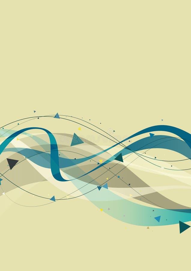 Abstract Digital Brochure Template - Warm Colors Backdrop - Web ...