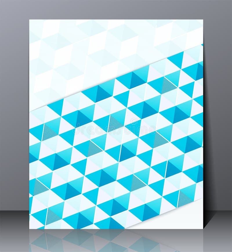 Abstract Digital Business Brochure, Geometric Design in A4 Size, Layout ...
