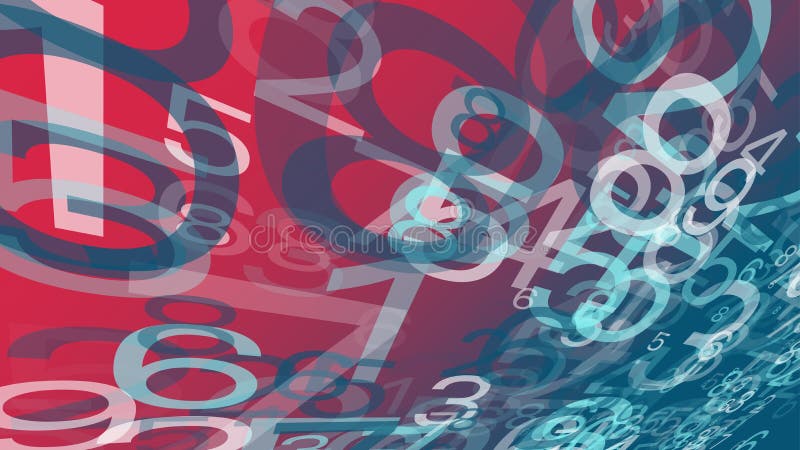 Abstract Digital Chaos, Vector Big Data Digits Stock Vector ...