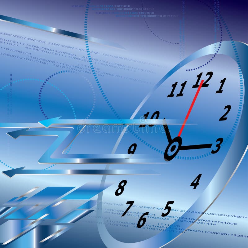 Abstract Digital Clock Background,time Concept Stock Vector ...