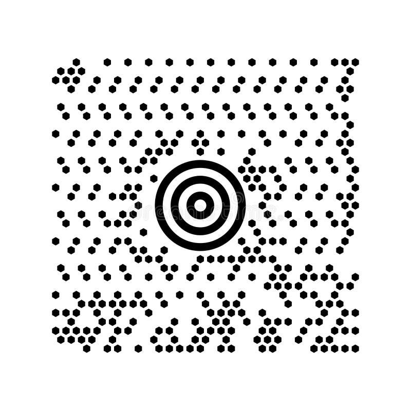 Abstract Digital Code Scanner Barcode Template for Social Media Stock ...