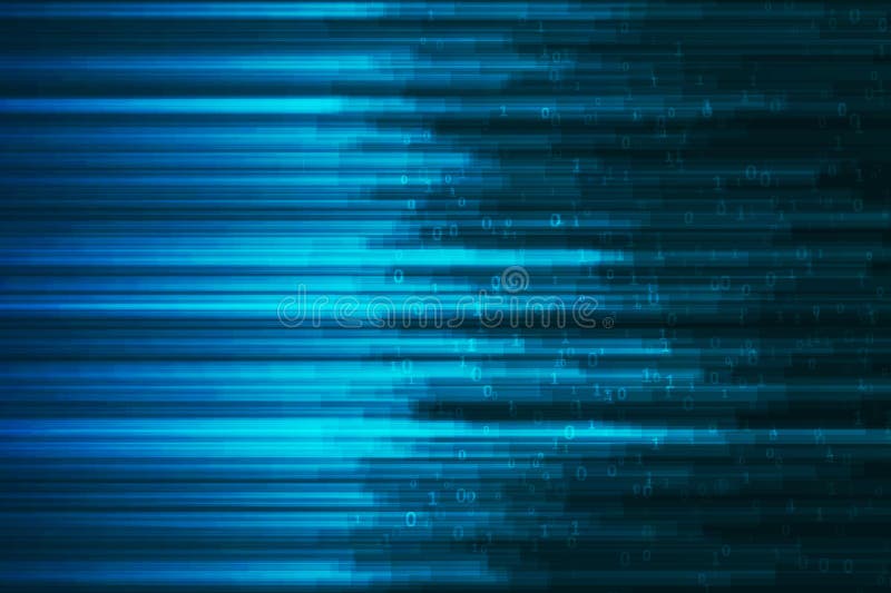 Abstract Digital Code Visualization Stock Vector - Illustration of data ...