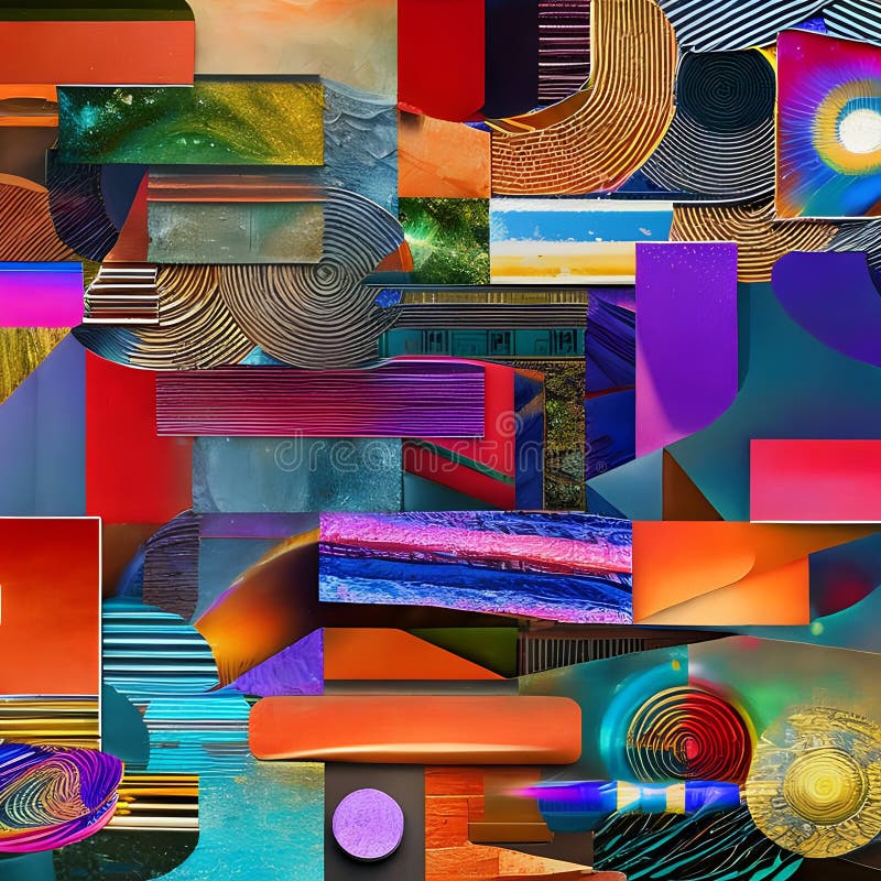 1588 Abstract Digital Collage: a Creative and Eclectic Background ...