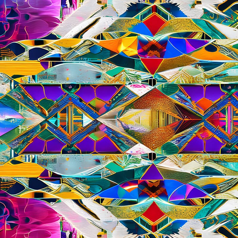 1848 Abstract Digital Collage: a Creative and Eclectic Background ...