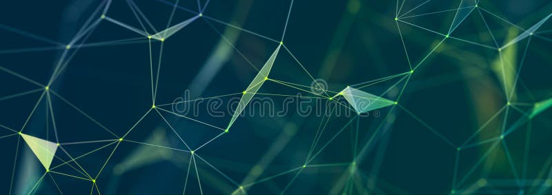 Abstract Digital Communication Points Technological Background Network Connection Structure