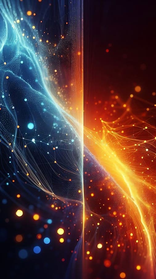 Ethereal Glow Spectrum stock illustration. Illustration of yellow ...