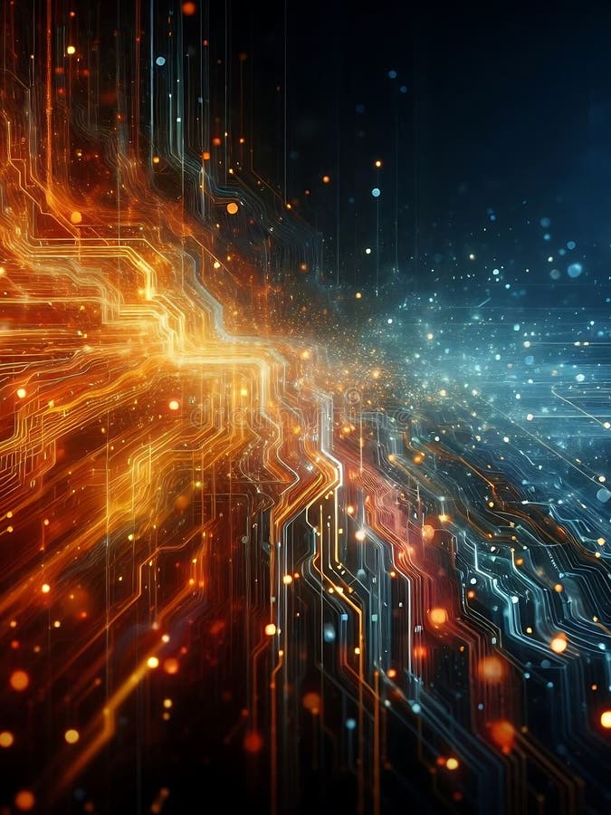 Ethereal Glow Spectrum stock illustration. Illustration of composition ...