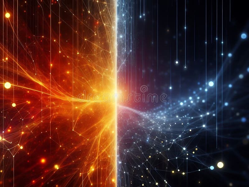 Ethereal Glow Spectrum stock illustration. Illustration of cool - 304965266